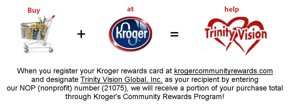 Help Trinity Vision Global: Shop at Kroger