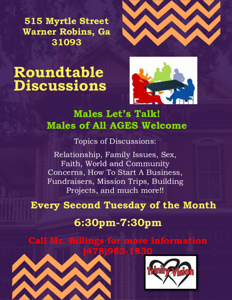 Males Let's Talk Roundtable Discussion - Trinity Vision Global